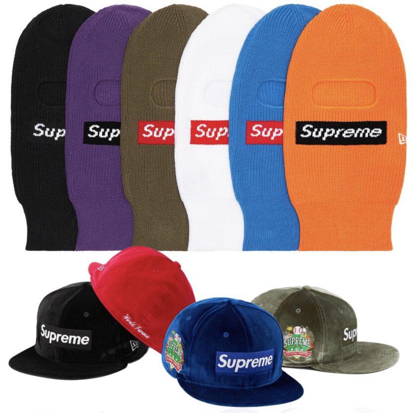 New Era x Supreme – Sky Mask + Velvet Sidepatch Drop – Capaddicts ...